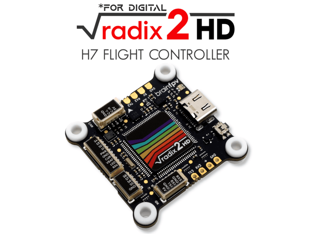 BrainFPV Radix 2 HD 8S H7 Flight Controller – defianceRC