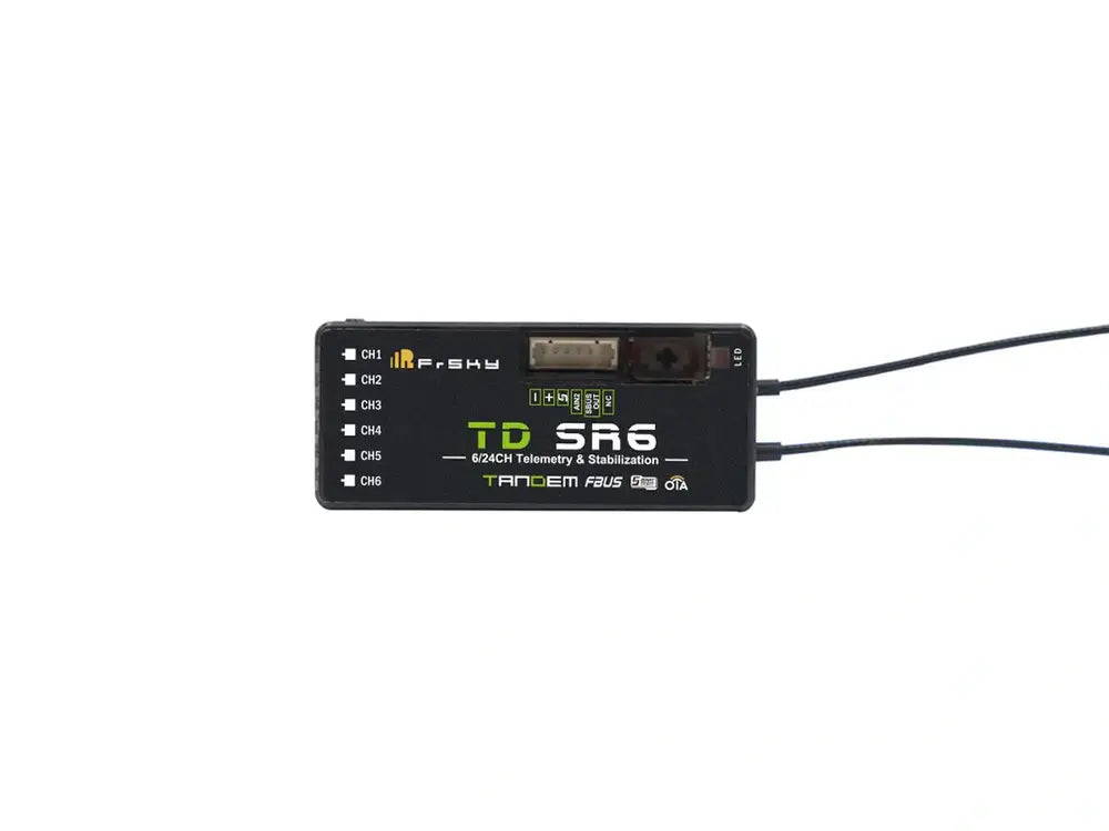 FrSky TD SR6 Dual-Band 2.4GHz 900MHz 6 Channel PWM Receiver – defianceRC