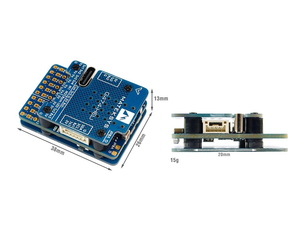 Matek G474-HELI Flybarless Flight Controller – defianceRC