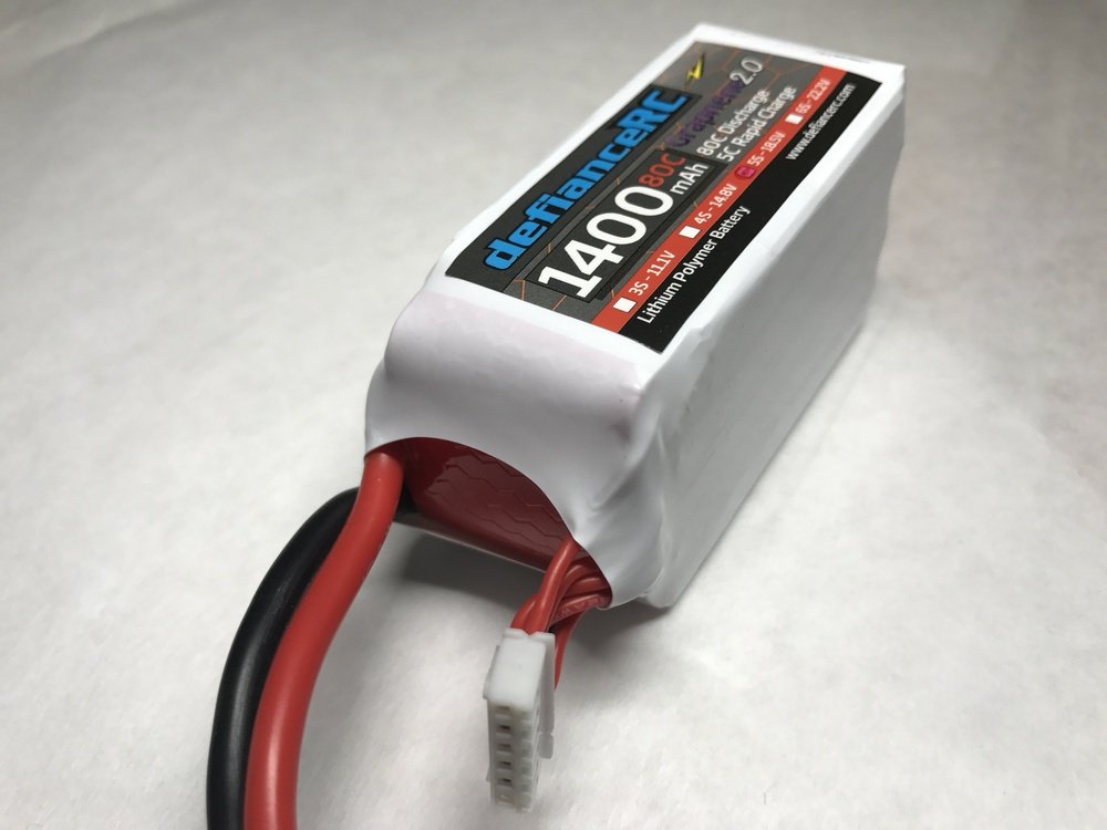 Defiance RC 5S 1400mAh 80C Graphene 2.0 LiPo Battery – defianceRC