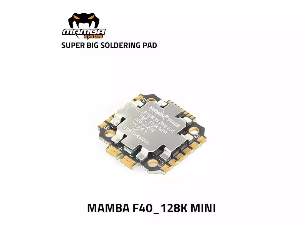 Diatone Mamba F40 128K 40A 6S BLHeli_32 Mini 4-In-1 ESC – defianceRC