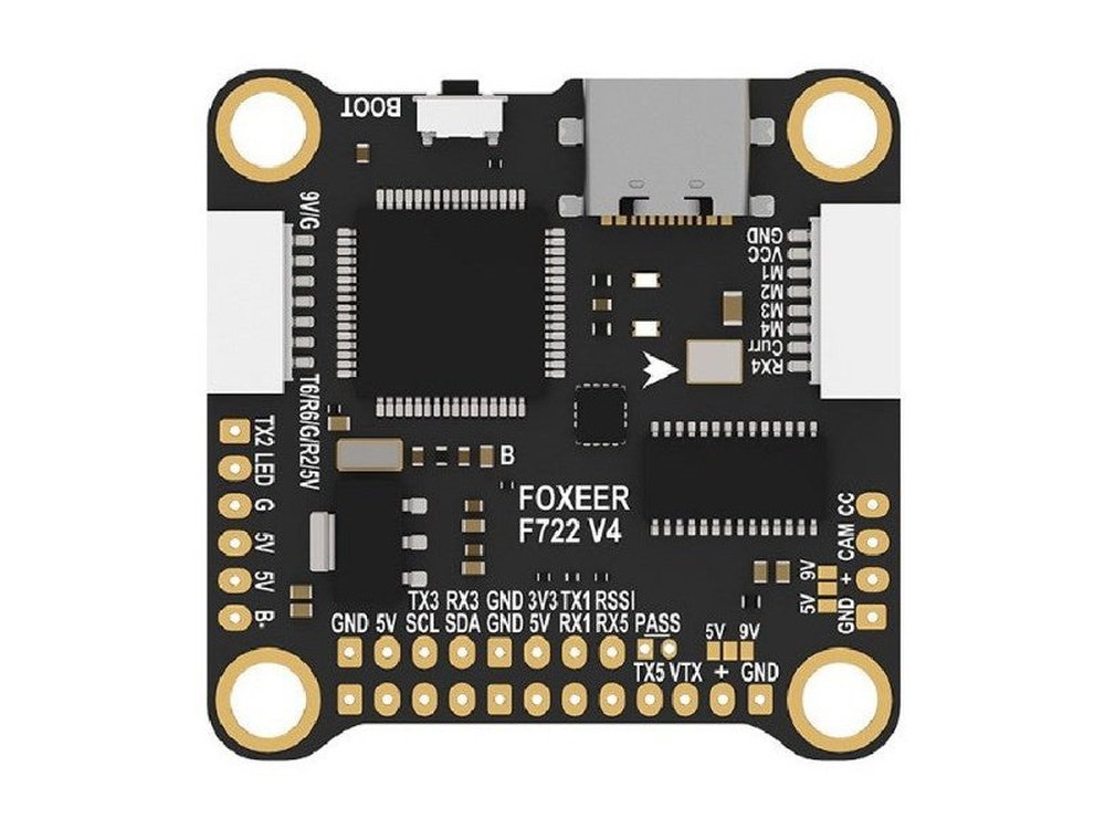 Foxeer F722 V4 Flight Controller X8 DJI Type-C – defianceRC