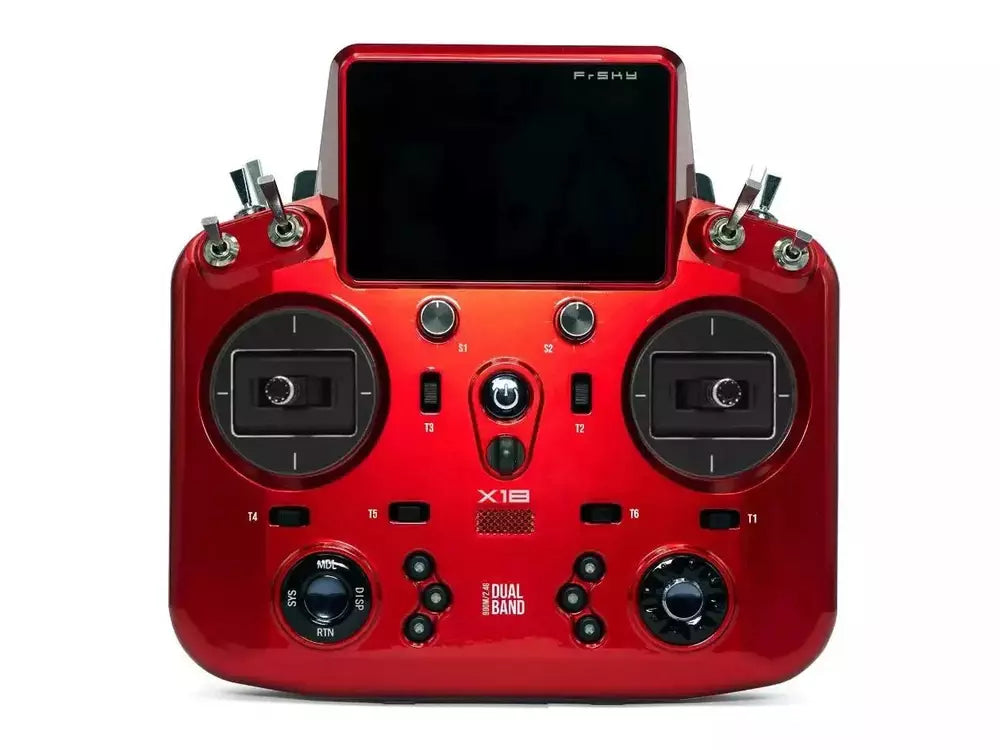 FrSky Tandem X18 Dual Band 900MHz/2.4GHz Radio Special Edition Cardina ...