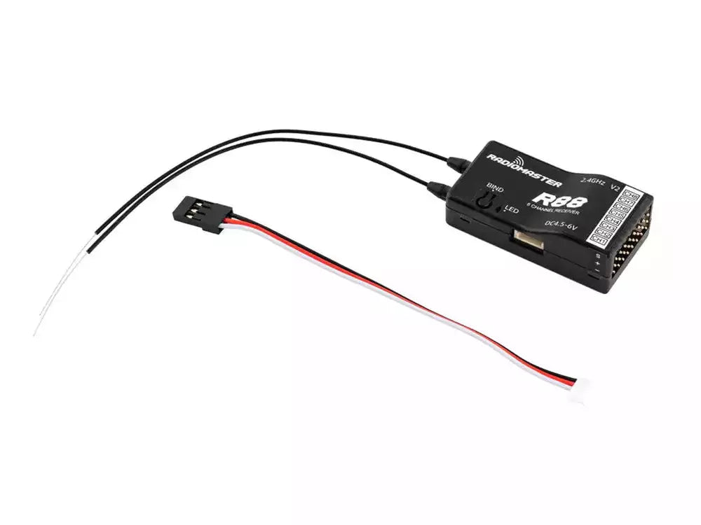 Radiomaster R88 V2 8Ch FrSky D8/D16 and Futaba SFHSS 2.4GHz Receiver ...