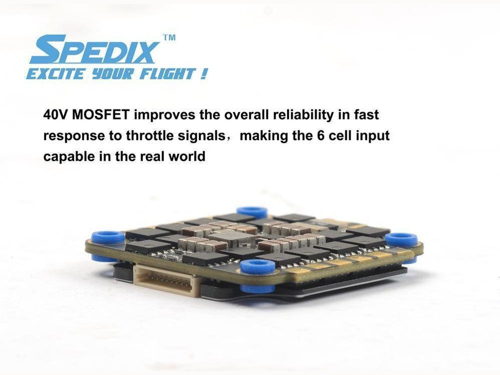 Spedix GS45 4-in-1 BLHeli_32 3-6S 45A ESC – defianceRC
